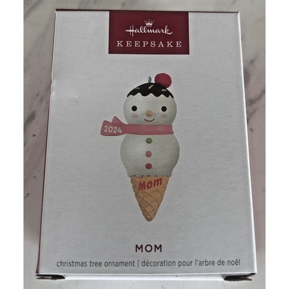 Hallmark | Holiday | Hallmark Keepsake 224 Mom Christmas Ornament Ice ...